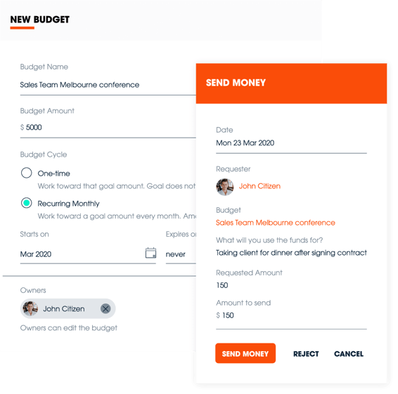 Budgetly all-in-one employee cards, budgeting & accounting integration
