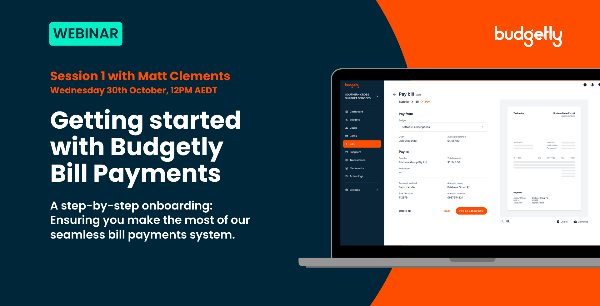 Budgetly Webinar: Getting Started with Bill Payments