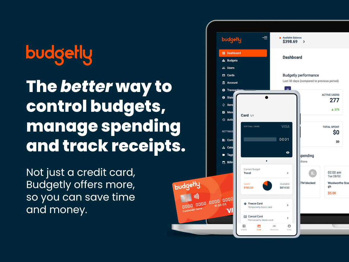Budgetly all-in-one employee cards, budgeting & accounting integration