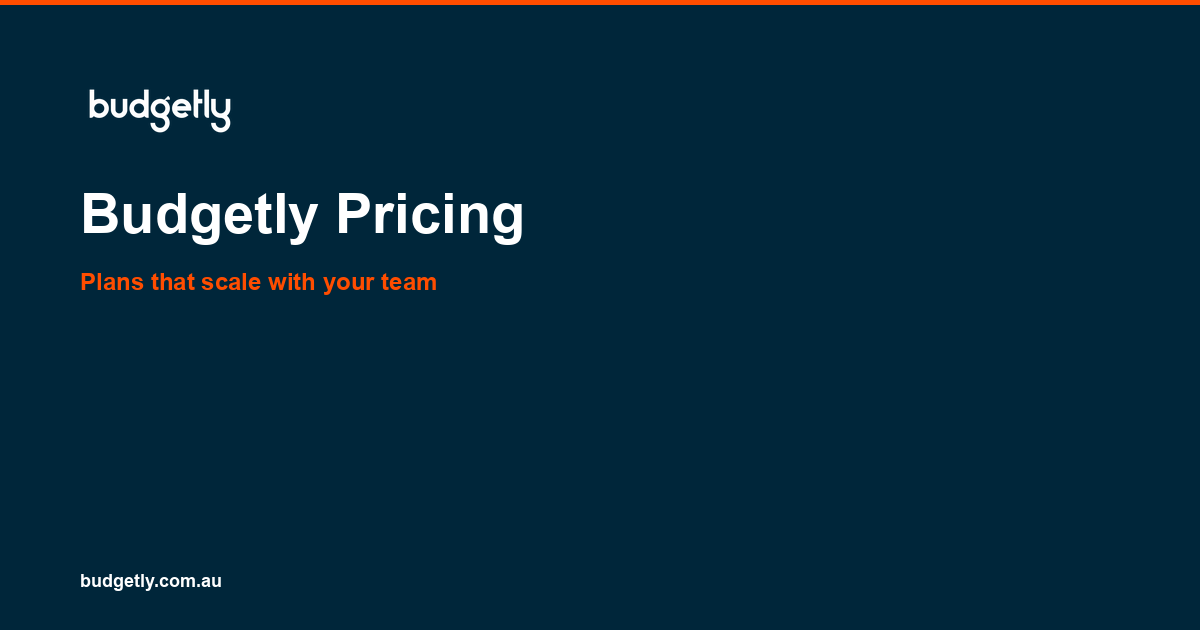 Budgetly Pricing | Expense Management Plans for Australian Businesses ...